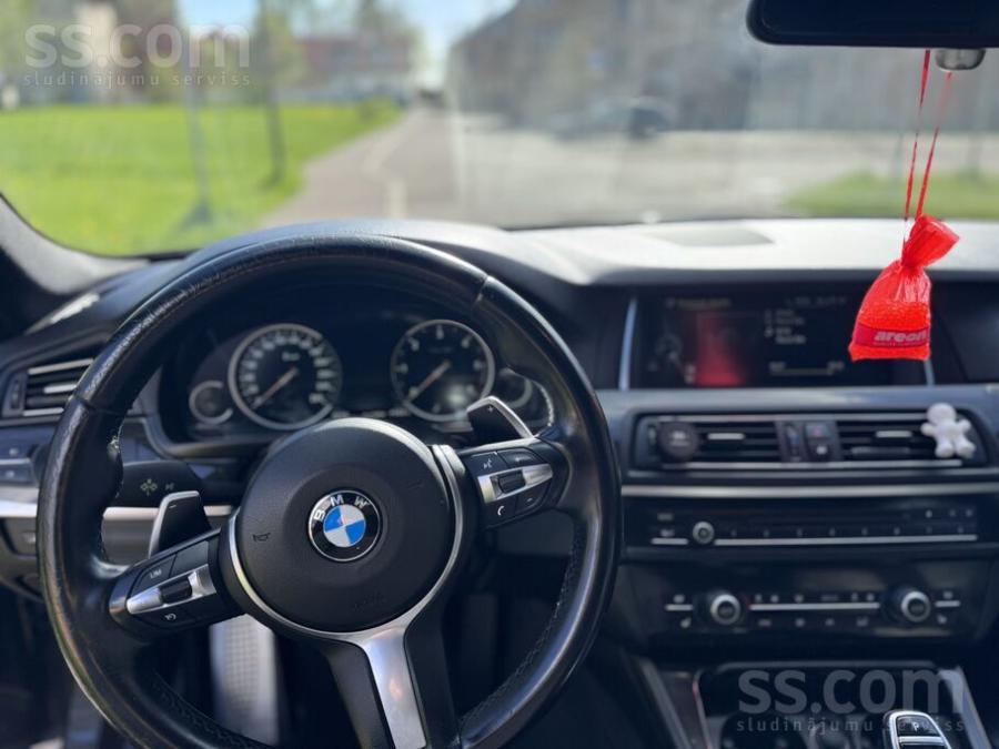 Grey BMW 530 2013 in Kuldiga, with an engine capacity of 3.00 L and mileage of 298 thousand km for 13499 €, photo 9 on AUTOMOTO.COM.LV