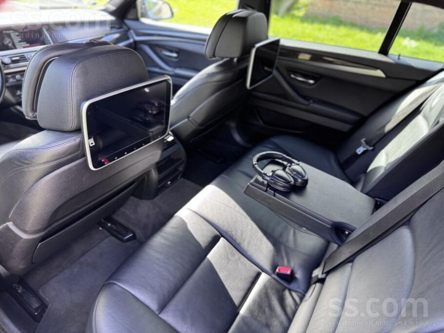 Grey BMW 530 2013 in Kuldiga, with an engine capacity of 3.00 L and mileage of 298 thousand km for 13499 €, photo 15 on AUTOMOTO.COM.LV