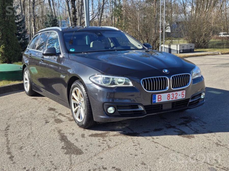 Grey BMW 530 2014 in Riga, with an engine capacity of 3.00 L and mileage of 239 thousand km for 9500 €, photo 1 on AUTOMOTO.COM.LV
