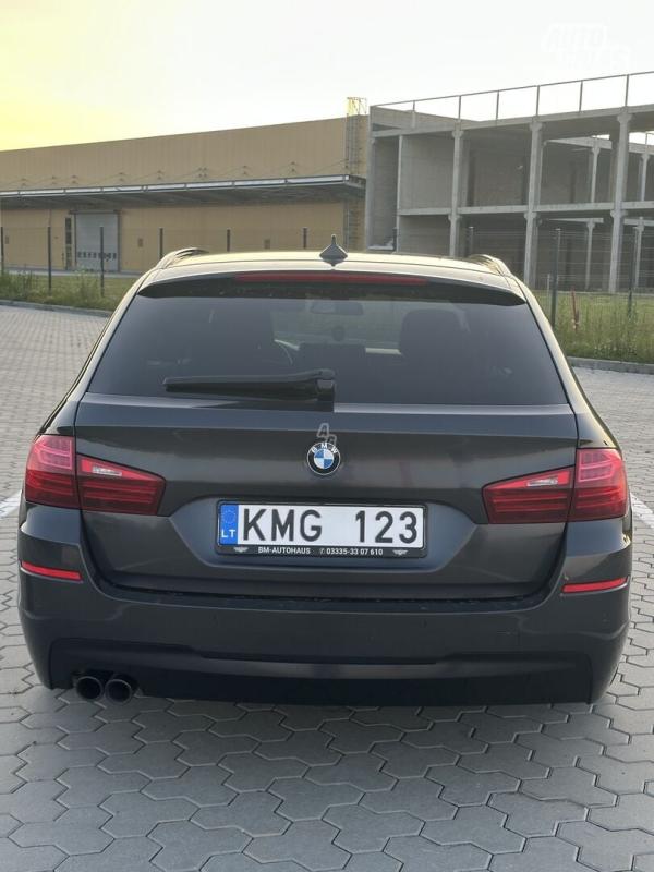 Grey BMW 530 2014 in Vilnius, with an engine capacity of 3.00 L and mileage of 250 thousand km for 11999 €, photo 6 on AUTOMOTO.COM.LV