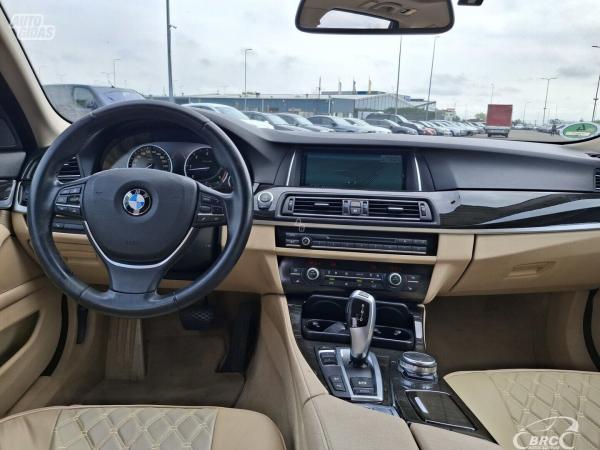 Grey BMW 530 2014 in Avizieniai, with an engine capacity of 3.00 L and mileage of 256 thousand km for 11500 €, photo 9 on AUTOMOTO.COM.LV
