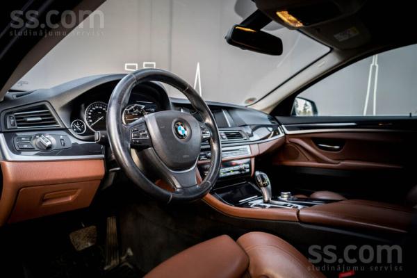 Pelēks BMW 530 2014 Rīga, ar dzinēja tilpumu 3.00 L un nobraukumu 331 tūkst. km par 9990 €, foto 9 vietnē AUTOMOTO.COM.LV