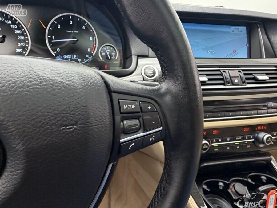 Pelēks BMW 530 2014 Avižieniai, ar dzinēja tilpumu 3.00 L un nobraukumu 256 tūkst. km par 11500 €, foto 32 vietnē AUTOMOTO.COM.LV