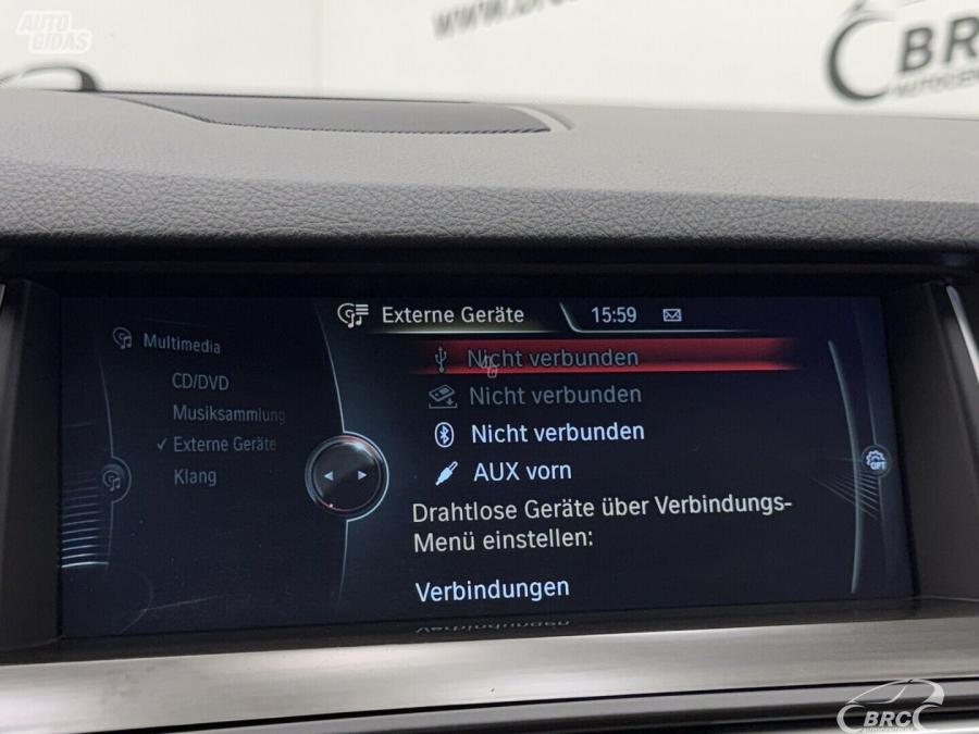 Pelēks BMW 530 2014 Avižieniai, ar dzinēja tilpumu 3.00 L un nobraukumu 256 tūkst. km par 11500 €, foto 38 vietnē AUTOMOTO.COM.LV