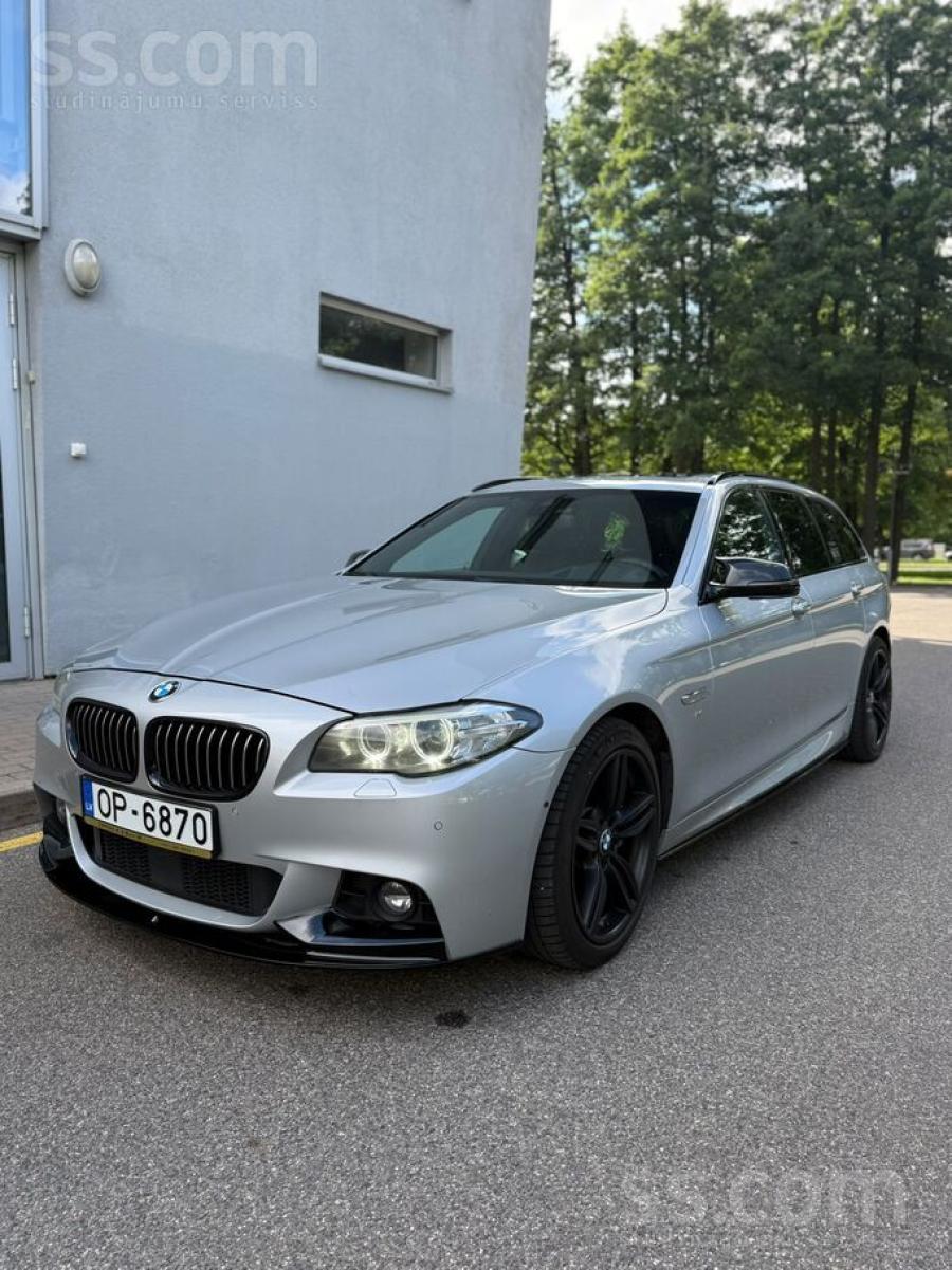 Grey BMW 530 2014 in Riga, with an engine capacity of 3.00 L and mileage of 0 thousand km for 12900 €, photo 3 on AUTOMOTO.COM.LV