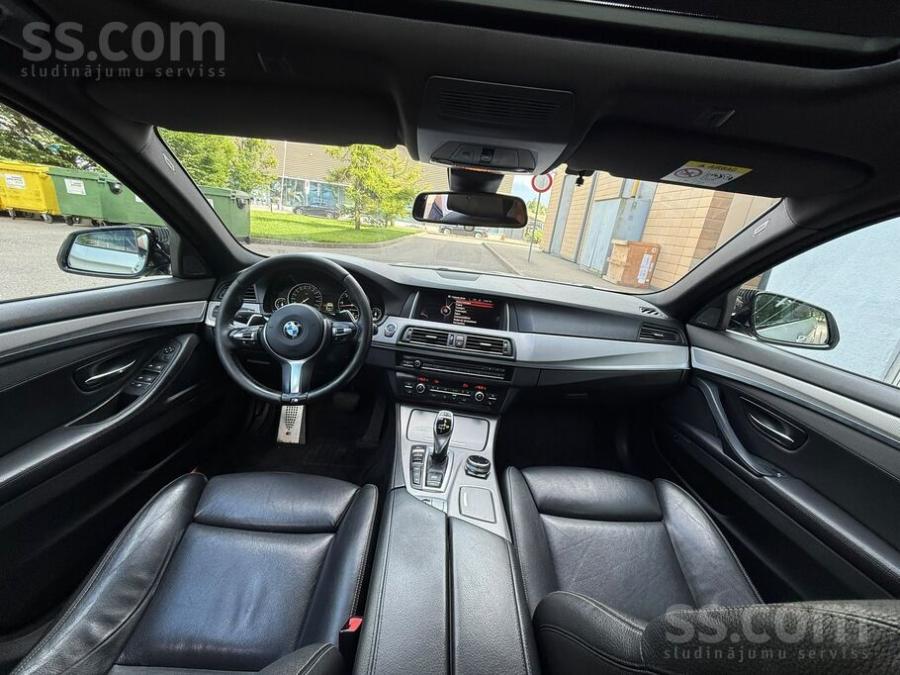 Grey BMW 530 2014 in Riga, with an engine capacity of 3.00 L and mileage of 0 thousand km for 12900 €, photo 13 on AUTOMOTO.COM.LV