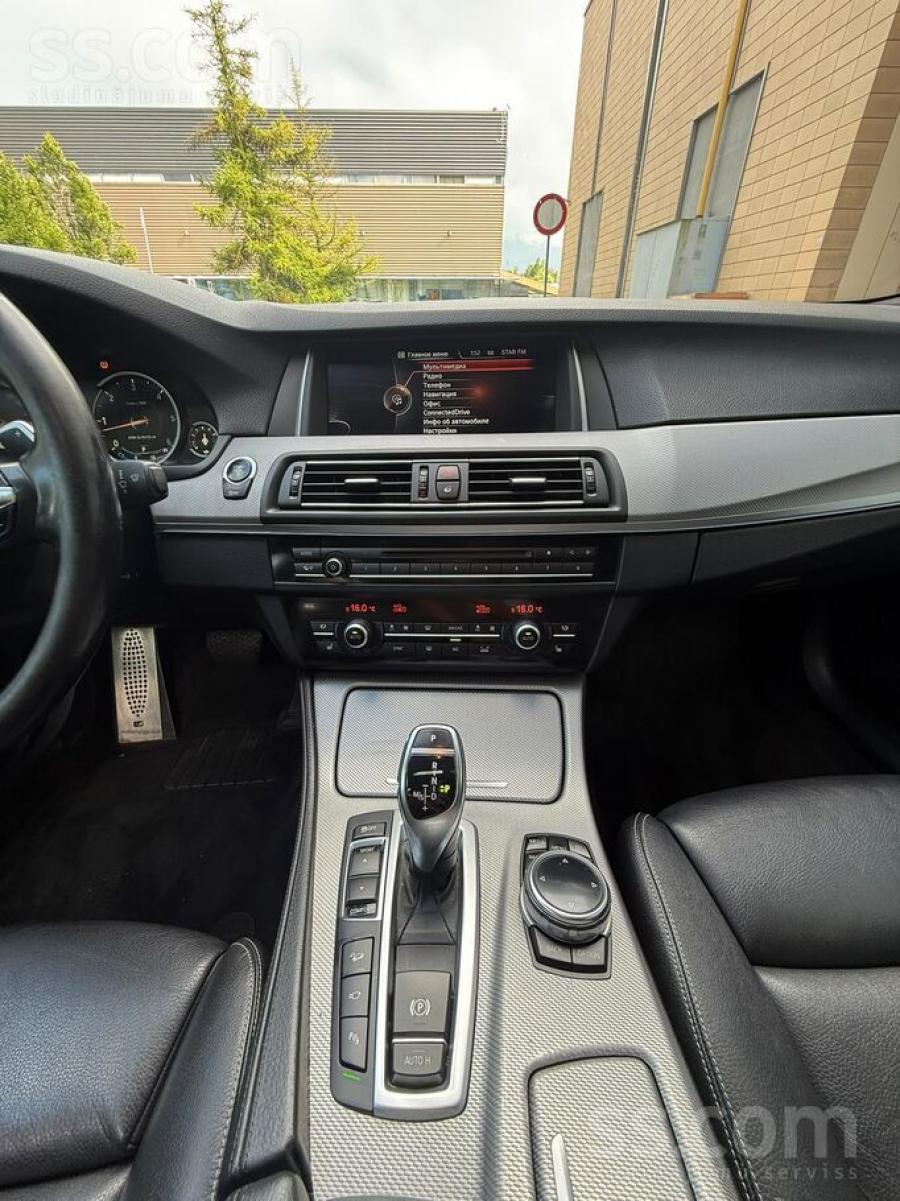 Grey BMW 530 2014 in Riga, with an engine capacity of 3.00 L and mileage of 0 thousand km for 12900 €, photo 14 on AUTOMOTO.COM.LV
