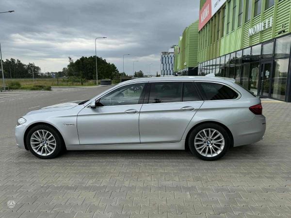 Grey BMW 530 2014 in Vilnius, with an engine capacity of 2.99 L and mileage of 210 thousand km for 10900 €, photo 4 on AUTOMOTO.COM.LV