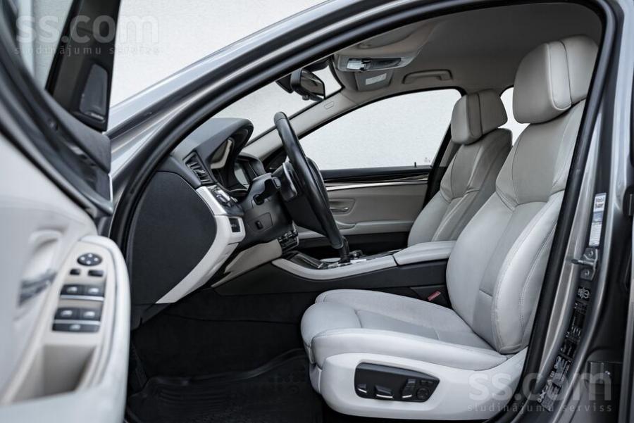 Pelēks BMW 530 2014 Rīga, ar dzinēja tilpumu 3.00 L un nobraukumu 337 tūkst. km par 11950 €, foto 12 vietnē AUTOMOTO.COM.LV