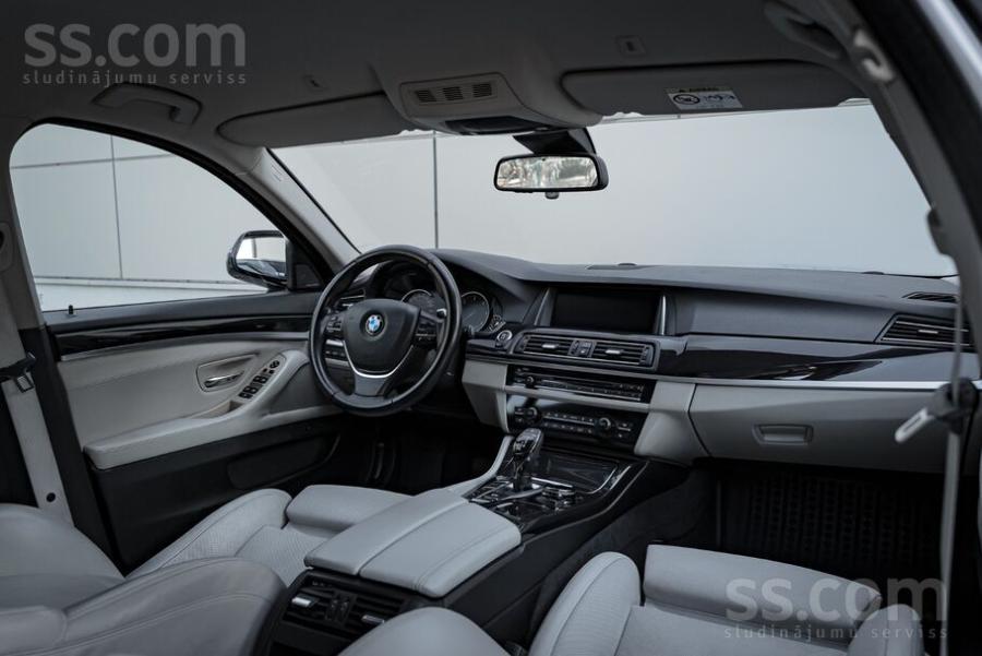 Pelēks BMW 530 2014 Rīga, ar dzinēja tilpumu 3.00 L un nobraukumu 337 tūkst. km par 11950 €, foto 16 vietnē AUTOMOTO.COM.LV