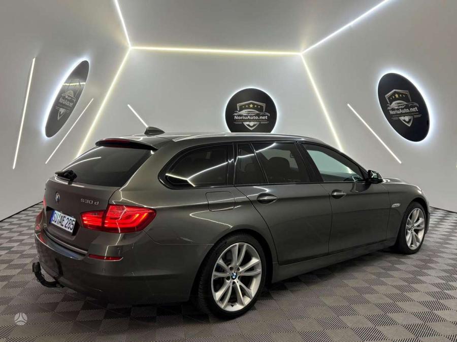 Pelēks BMW 530 2014 Marijampole, ar dzinēja tilpumu 2.99 L un nobraukumu 243 tūkst. km par 11450 €, foto 8 vietnē AUTOMOTO.COM.LV