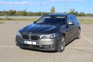 Grey BMW 530 2014 in Riga, with an engine capacity of 3.00 L and mileage of 261 thousand km for 14200 €, photo 1 on AUTOMOTO.COM.LV