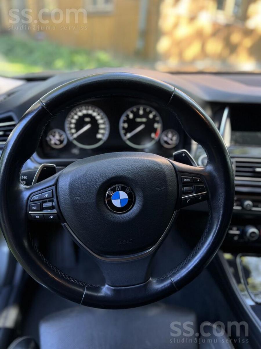 Grey BMW 530 2014 in Riga, with an engine capacity of 3.00 L and mileage of 261 thousand km for 14200 €, photo 11 on AUTOMOTO.COM.LV