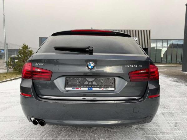 Pelēks BMW 530 2015 Šauļi, ar dzinēja tilpumu 3.00 L un nobraukumu 273 tūkst. km par 10800 €, foto 5 vietnē AUTOMOTO.COM.LV