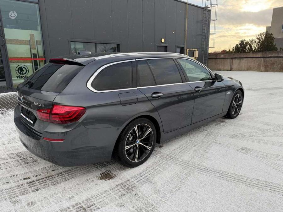 Pelēks BMW 530 2015 Šauļi, ar dzinēja tilpumu 3.00 L un nobraukumu 273 tūkst. km par 10800 €, foto 6 vietnē AUTOMOTO.COM.LV