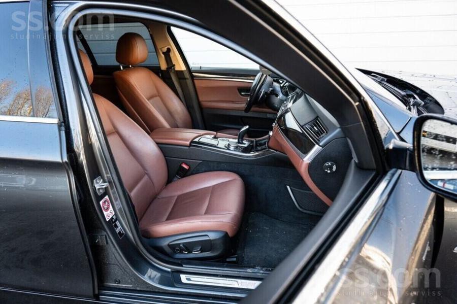 Grey BMW 530 2015 in Riga, with an engine capacity of 3.00 L and mileage of 260 thousand km for 11500 €, photo 7 on AUTOMOTO.COM.LV
