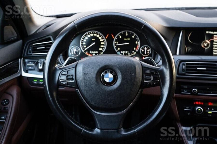 Grey BMW 530 2015 in Riga, with an engine capacity of 3.00 L and mileage of 260 thousand km for 11500 €, photo 23 on AUTOMOTO.COM.LV
