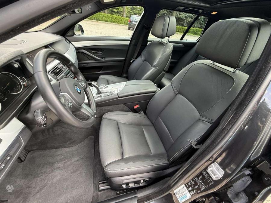 Grey BMW 530 2015 in Marijampole, with an engine capacity of 2.99 L and mileage of 360 thousand km for 11800 €, photo 14 on AUTOMOTO.COM.LV