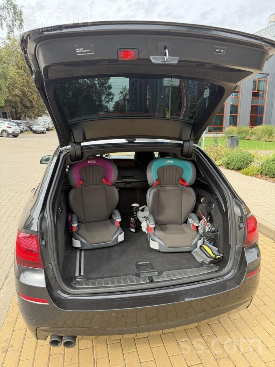Grey BMW 530 2015 in Riga, with an engine capacity of 3.00 L and mileage of 310 thousand km for 11800 €, photo 9 on AUTOMOTO.COM.LV