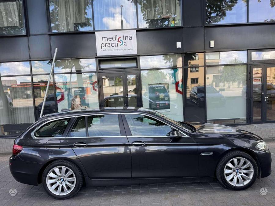 Grey BMW 530 2016 in Kaunas, with an engine capacity of 2.99 L and mileage of 370 thousand km for 9400 €, photo 15 on AUTOMOTO.COM.LV