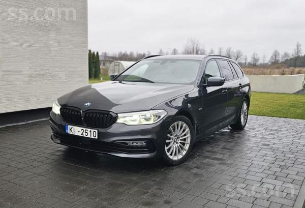 Grey BMW 530 2017 in Riga, with an engine capacity of 3.00 L and mileage of 216 thousand km for 24300 €, photo 1 on AUTOMOTO.COM.LV