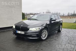 Grey BMW 530 2017 in Riga, with an engine capacity of 3.00 L and mileage of 216 thousand km for 24300 €, photo  on AUTOMOTO.COM.LV