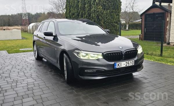 Grey BMW 530 2017 in Riga, with an engine capacity of 3.00 L and mileage of 216 thousand km for 24300 €, photo 6 on AUTOMOTO.COM.LV