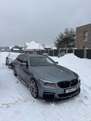 Grey BMW 530 2017 in Vilnius, with an engine capacity of 2.99 L and mileage of 200 thousand km for 18000 €, photo  on AUTOMOTO.COM.LV