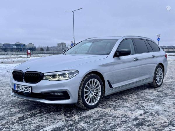 Grey BMW 530 2017 in Vilnius, with an engine capacity of 3.00 L and mileage of 177 thousand km for 19990 €, photo 1 on AUTOMOTO.COM.LV