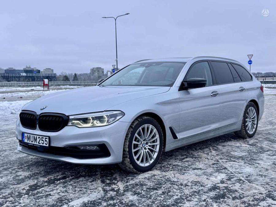 Pelēks BMW 530 2017 Viļņa, ar dzinēja tilpumu 3.00 L un nobraukumu 177 tūkst. km par 19990 €, foto 1 vietnē AUTOMOTO.COM.LV