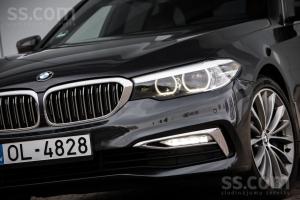 Grey BMW 530 2017 in Riga, with an engine capacity of 3.00 L and mileage of 237 thousand km for 18500 €, photo 8 on AUTOMOTO.COM.LV