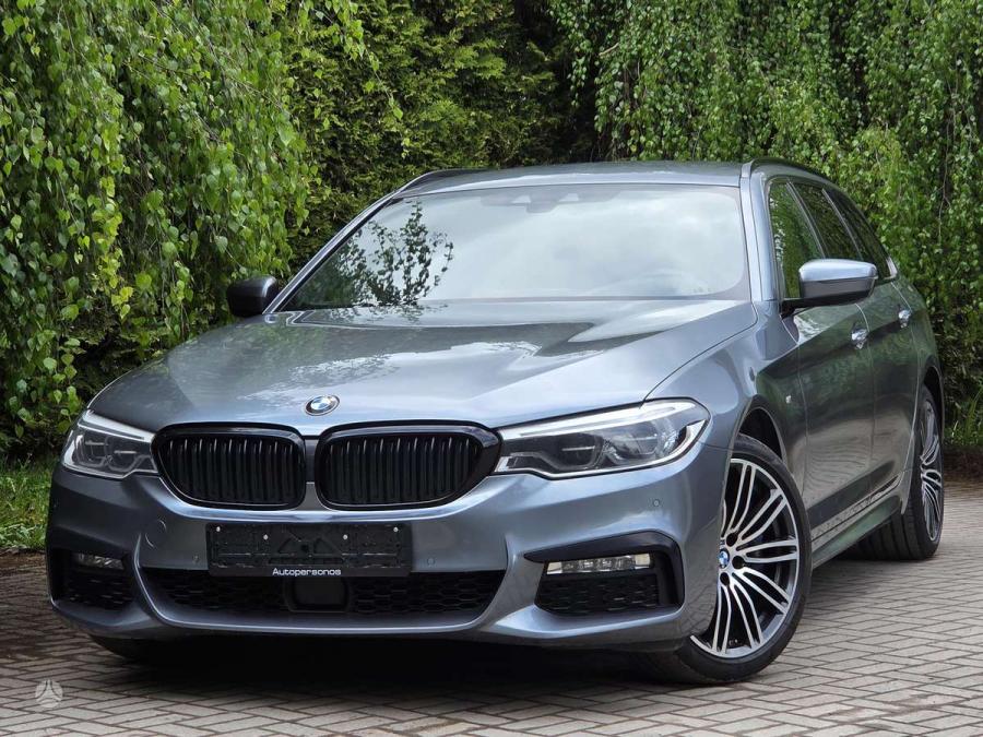 Grey BMW 530 2017 in Kaunas, with an engine capacity of 3.00 L and mileage of 279 thousand km for 19950 €, photo 1 on AUTOMOTO.COM.LV