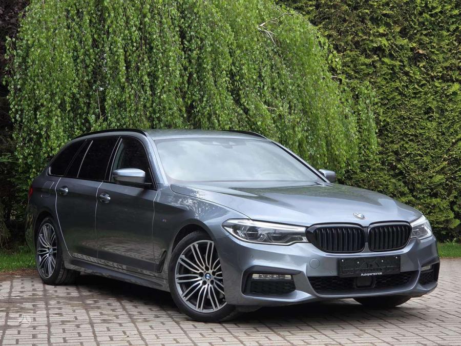 Grey BMW 530 2017 in Kaunas, with an engine capacity of 3.00 L and mileage of 279 thousand km for 19950 €, photo 7 on AUTOMOTO.COM.LV