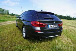 Grey BMW 530 2017 in Riga, with an engine capacity of 3.00 L and mileage of 251 thousand km for 16900 €, photo 7 on AUTOMOTO.COM.LV