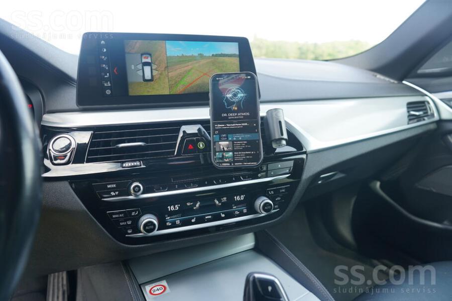 Grey BMW 530 2017 in Riga, with an engine capacity of 3.00 L and mileage of 251 thousand km for 16900 €, photo 13 on AUTOMOTO.COM.LV