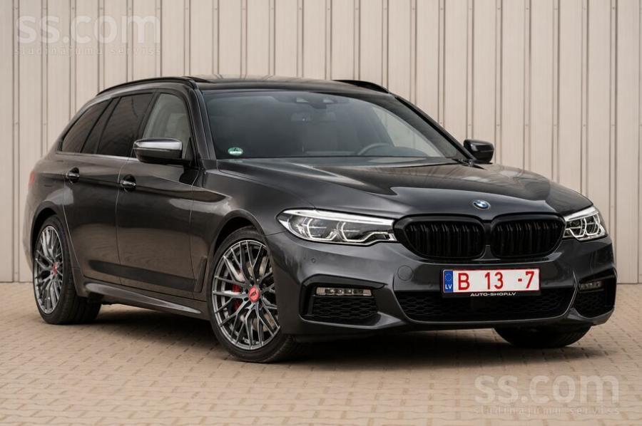 Grey BMW 530 2017 in Tukums, with an engine capacity of 3.00 L and mileage of 218 thousand km for 18900 €, photo 1 on AUTOMOTO.COM.LV