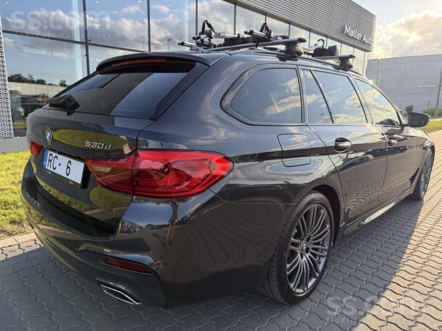 Grey BMW 530 2017 in Riga, with an engine capacity of 3.00 L and mileage of 275 thousand km for 18999 €, photo 12 on AUTOMOTO.COM.LV