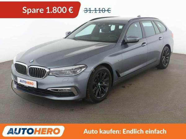 Grey BMW 530 2018 in Kaunas, with an engine capacity of 3.00 L and mileage of 89 thousand km for 32496 €, photo 1 on AUTOMOTO.COM.LV