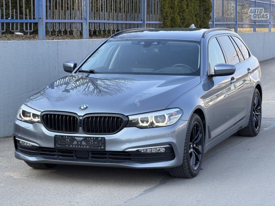Grey BMW 530 2018 in Vilnius, with an engine capacity of 3.00 L and mileage of 170 thousand km for 21900 €, photo 1 on AUTOMOTO.COM.LV
