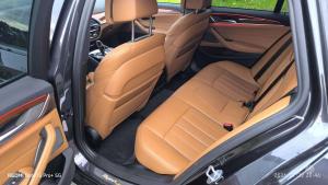 Grey BMW 530 2018 in Vilnius, with an engine capacity of 2.99 L and mileage of 218 thousand km for 14990 €, photo 21 on AUTOMOTO.COM.LV