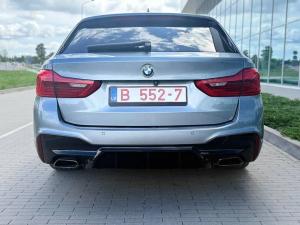 Grey BMW 530 2018 in Rezekne, with an engine capacity of 3.00 L and mileage of 270 thousand km for 20990 €, photo 6 on AUTOMOTO.COM.LV