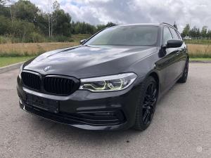 Grey BMW 530 2018 in Utena, with an engine capacity of 3.00 L and mileage of 221 thousand km for 16999 €, photo  on AUTOMOTO.COM.LV