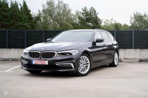 Grey BMW 530 2018 in Vilnius, with an engine capacity of 2.99 L and mileage of 186 thousand km for 21300 €, photo 3 on AUTOMOTO.COM.LV