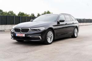Grey BMW 530 2018 in Vilnius, with an engine capacity of 2.99 L and mileage of 186 thousand km for 21300 €, photo 5 on AUTOMOTO.COM.LV