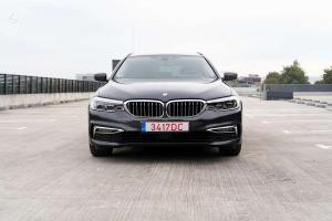 Grey BMW 530 2018 in Vilnius, with an engine capacity of 2.99 L and mileage of 186 thousand km for 21300 €, photo 6 on AUTOMOTO.COM.LV