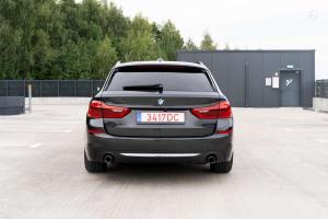 Grey BMW 530 2018 in Vilnius, with an engine capacity of 2.99 L and mileage of 186 thousand km for 21300 €, photo 10 on AUTOMOTO.COM.LV