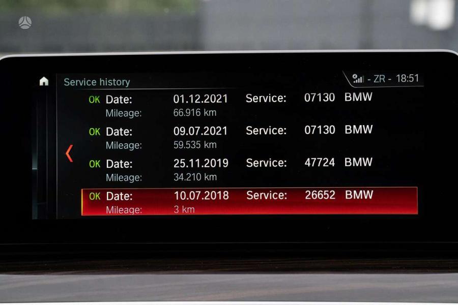 Grey BMW 530 2018 in Vilnius, with an engine capacity of 2.99 L and mileage of 186 thousand km for 21300 €, photo 32 on AUTOMOTO.COM.LV