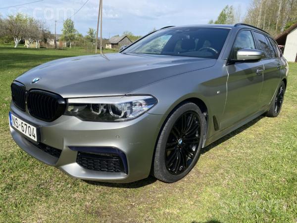 Grey BMW 530 2019 in Riga, with an engine capacity of 3.00 L and mileage of 159 thousand km for 23400 €, photo 2 on AUTOMOTO.COM.LV