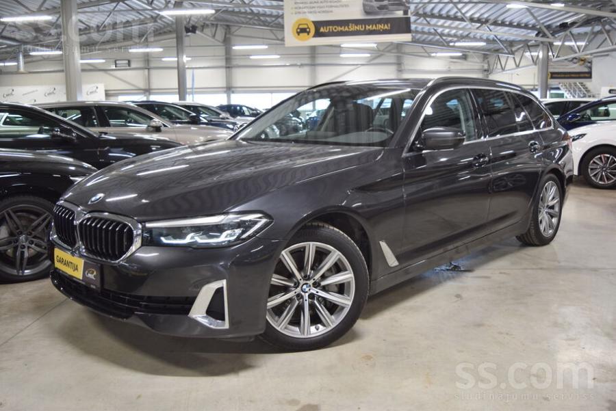 Pelēks BMW 530 2021 Rīga, ar dzinēja tilpumu 3.00 L un nobraukumu 75 tūkst. km par 34900 €, foto 1 vietnē AUTOMOTO.COM.LV