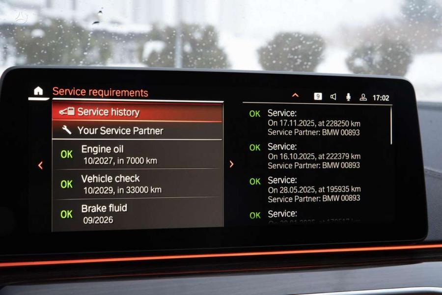 Grey BMW 530 2021 in Elektrenai, with an engine capacity of 2.99 L and mileage of 242 thousand km for 27550 €, photo 33 on AUTOMOTO.COM.LV